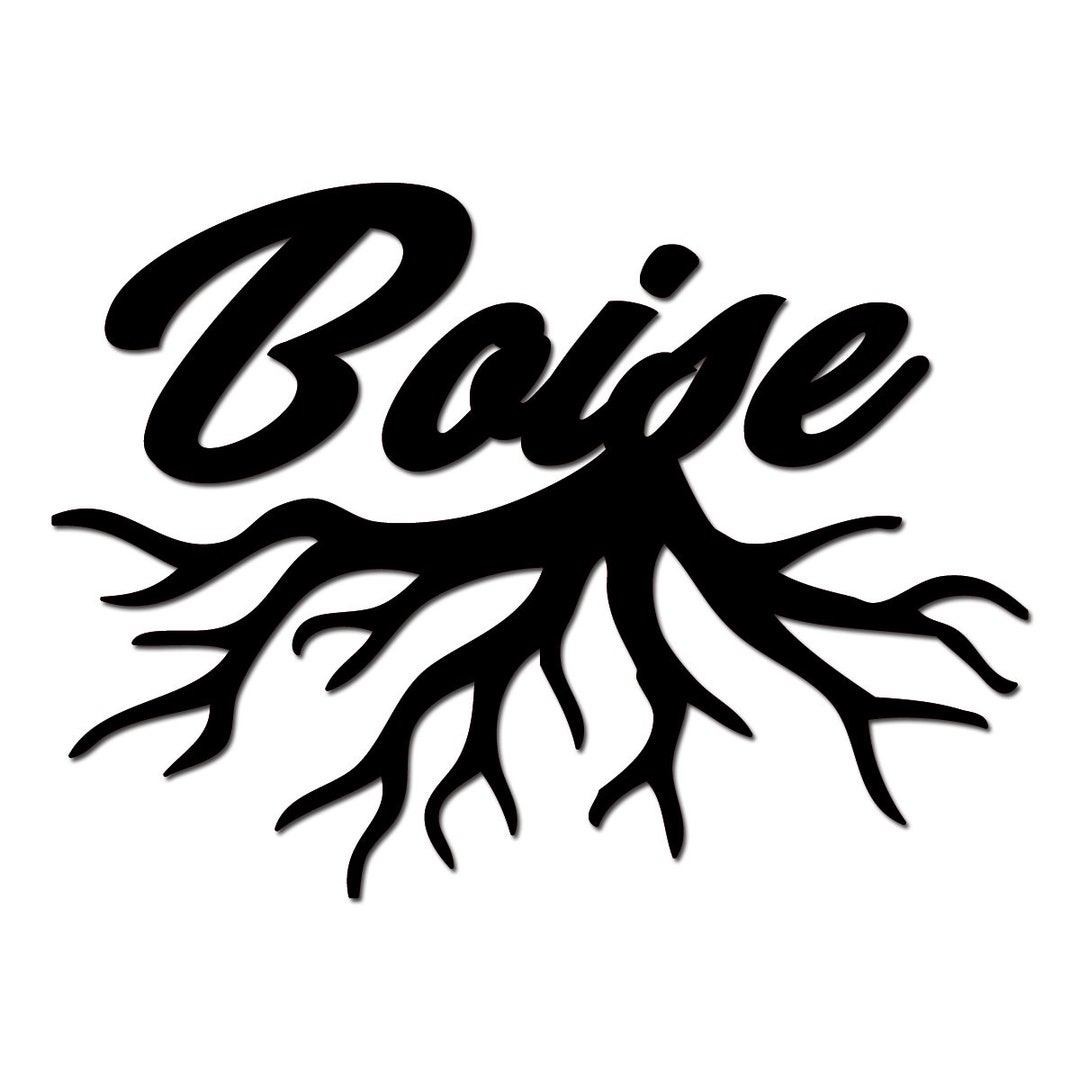 Boise Idaho Roots Hometown City Vinyl Decal for Cars, Laptops, Glass ...