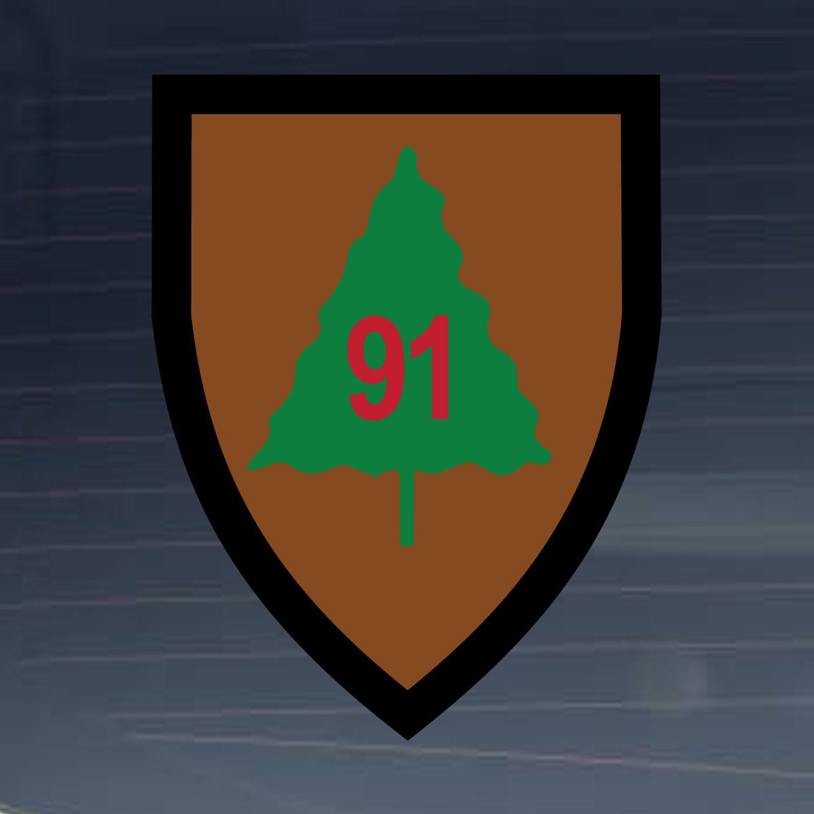 US Army Division 91st Infantry Division Full Color Vinyl | Etsy