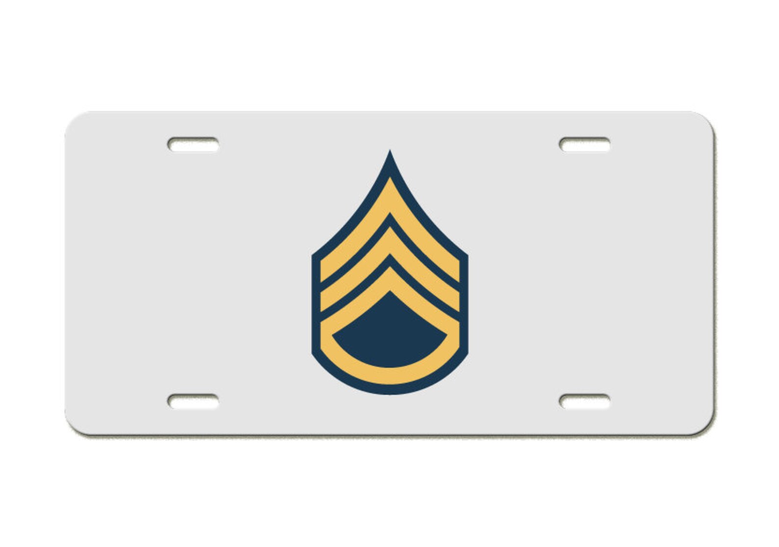 US Army Rank - Staff Sergeant E-6 - Aluminum License Plate - Etsy