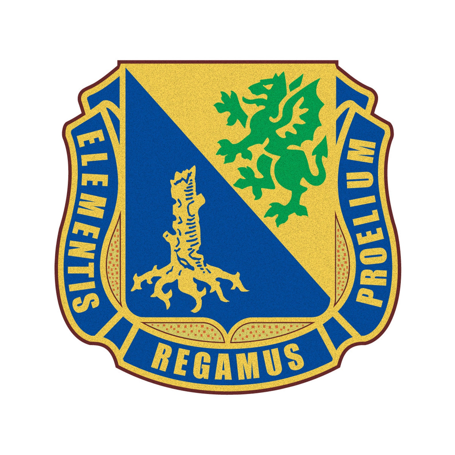 US Army Division - Chemical Corps Insignia Reflective Indoor Outdoor ...