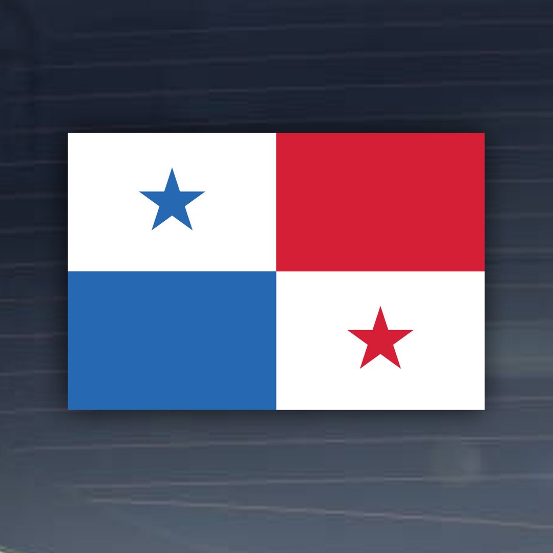 Panama Country National Flag Decal Full Color Vinyl Sticker Decal for ...
