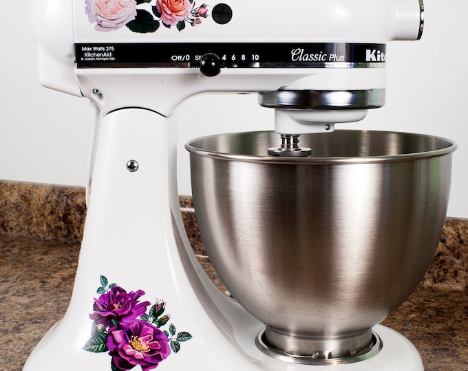 Beautiful Garden Rose Kitchenaid Mixer Mixing Machine Decal | Etsy