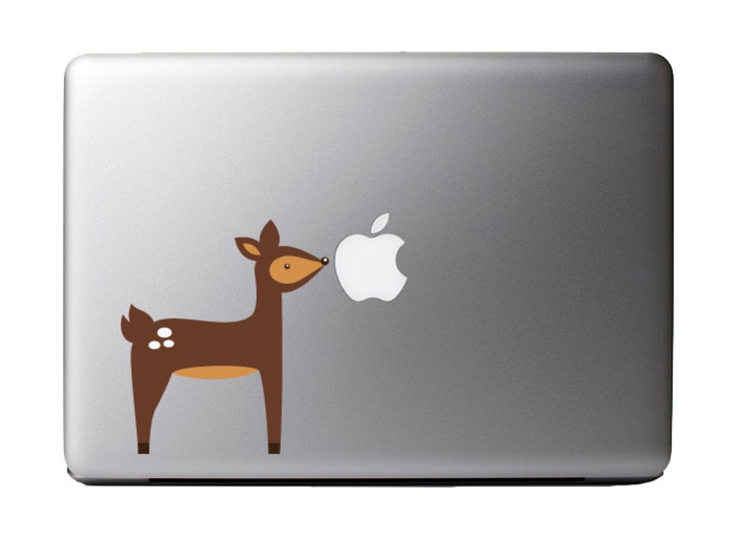 Cartoon Doe Deer - Vinyl Decal for Laptop, Windows, Glass and Cars ...