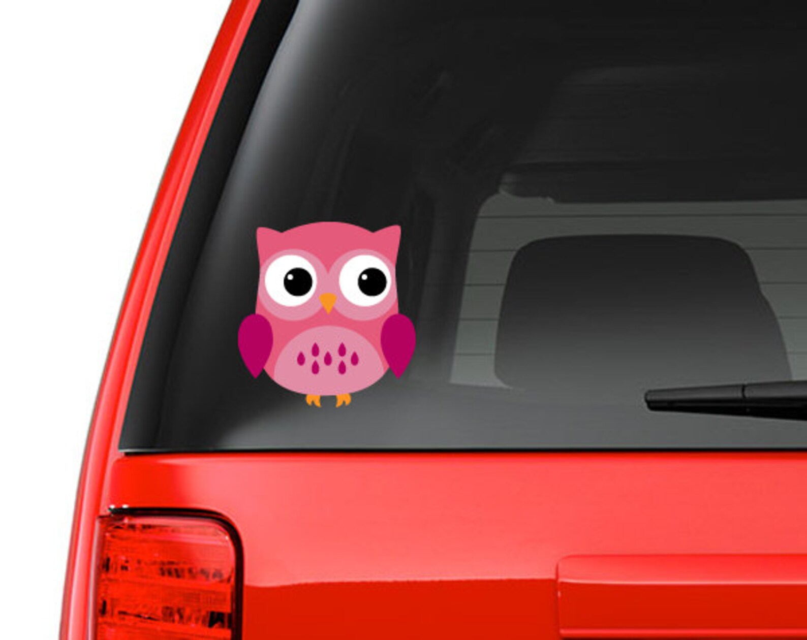 Cute Little Owl # 2 Full Color - Vinyl Decal for Car, Macbook, or Other ...