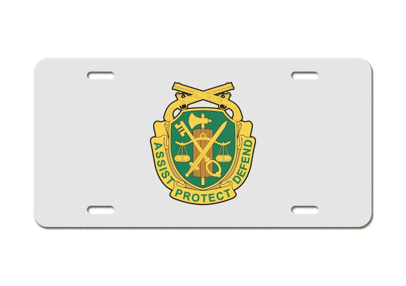 US Army Division Military Police Corps Insignia Aluminum | Etsy