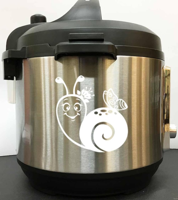 Cute Snail Vinyl Decal Sticker for Instant Pot Instapot | Etsy