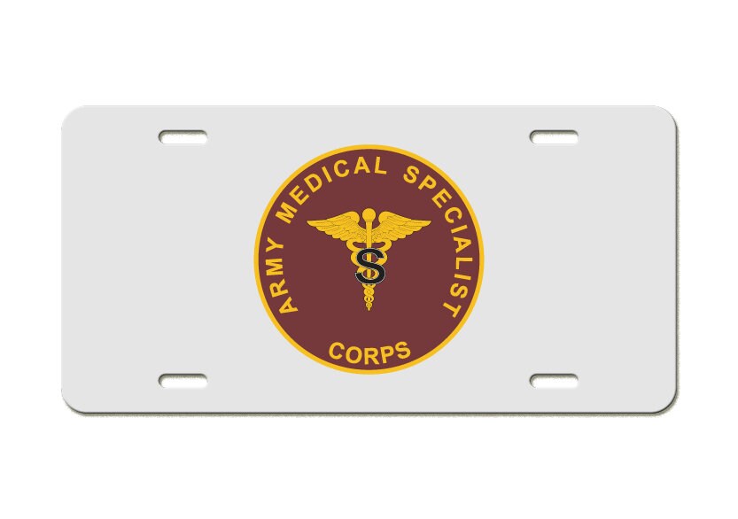 US Army Division Medical Specialist Corps Plaque Aluminum | Etsy