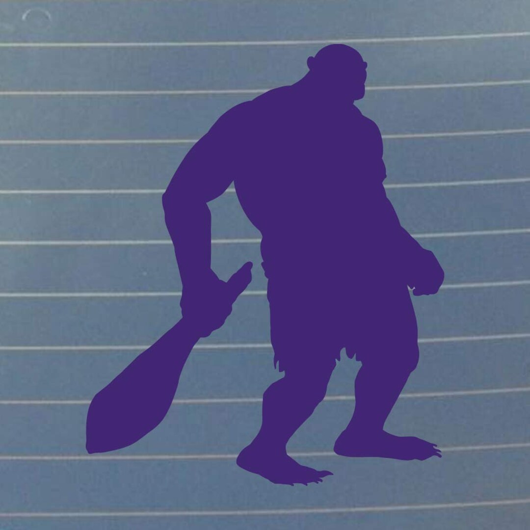 Cyclops Ogre Vinyl Decal (many Colors and Sizes Available) - Etsy