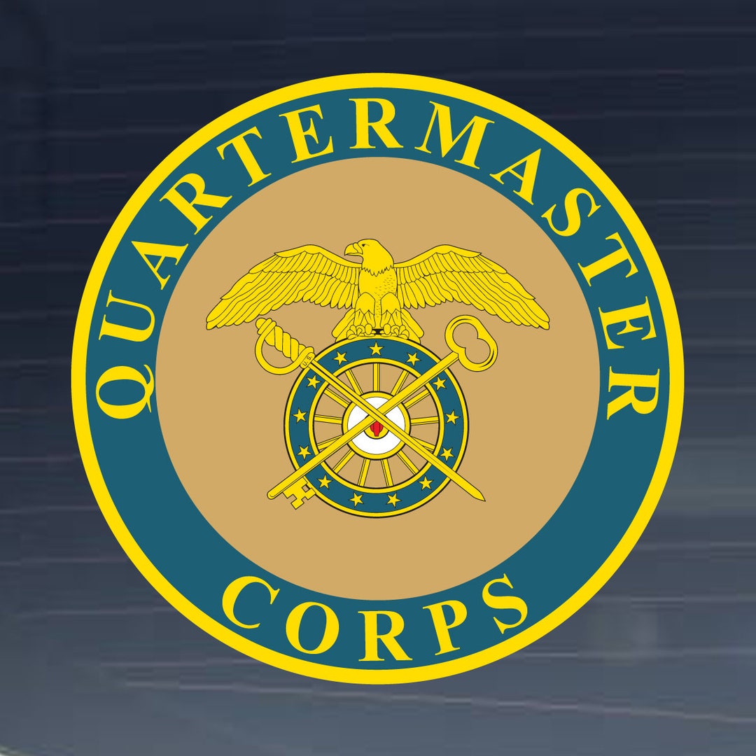 US Army Division - Quartermaster Corp Plaque Full Color Vinyl Decal ...