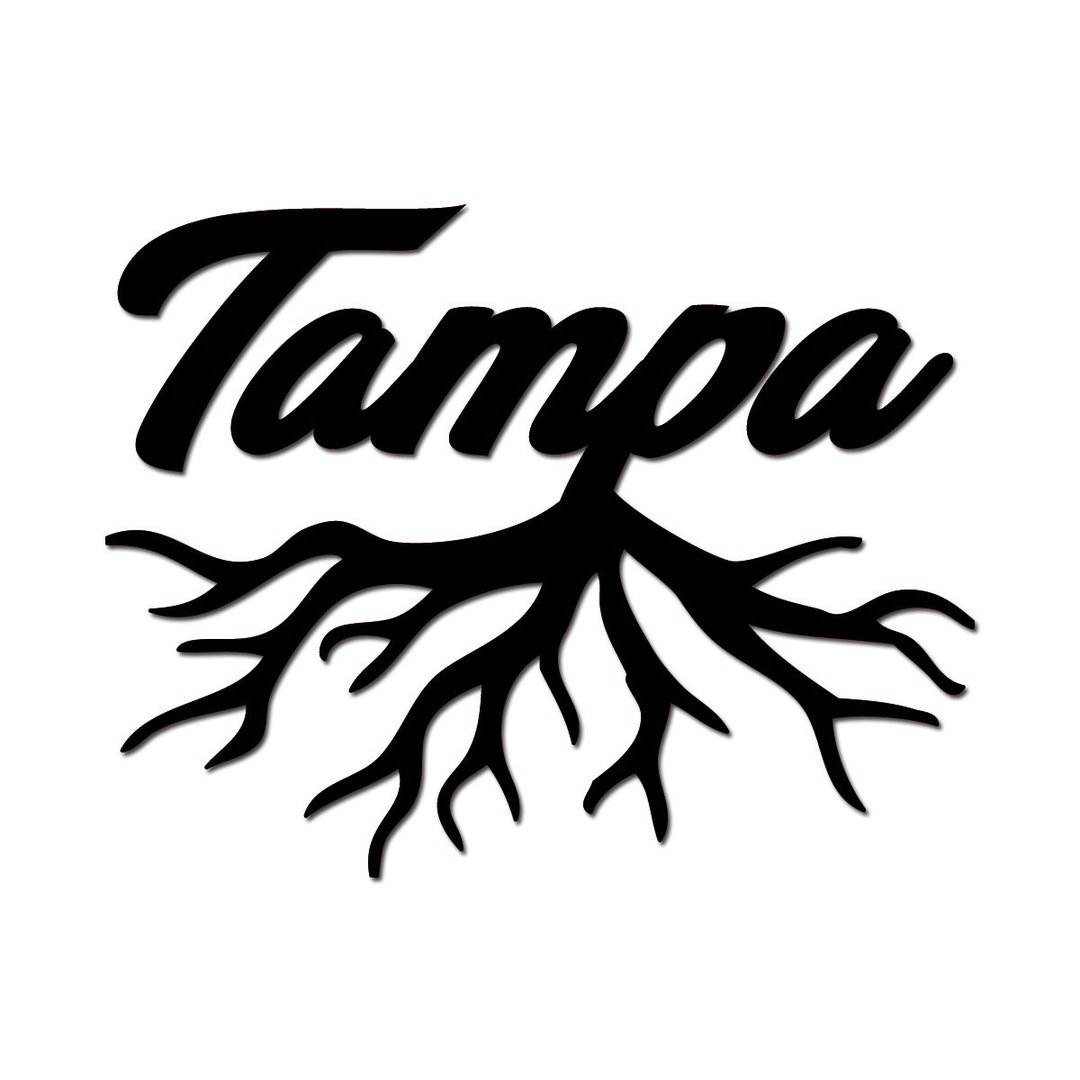 Tampa Florida Roots Hometown City Pride Vinyl Decal for Cars, Laptops ...