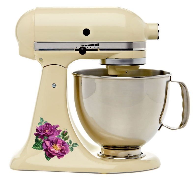 Purple Roses Bakery Kitchenaid Mixer Mixing Machine Decal Art Wrap - Etsy