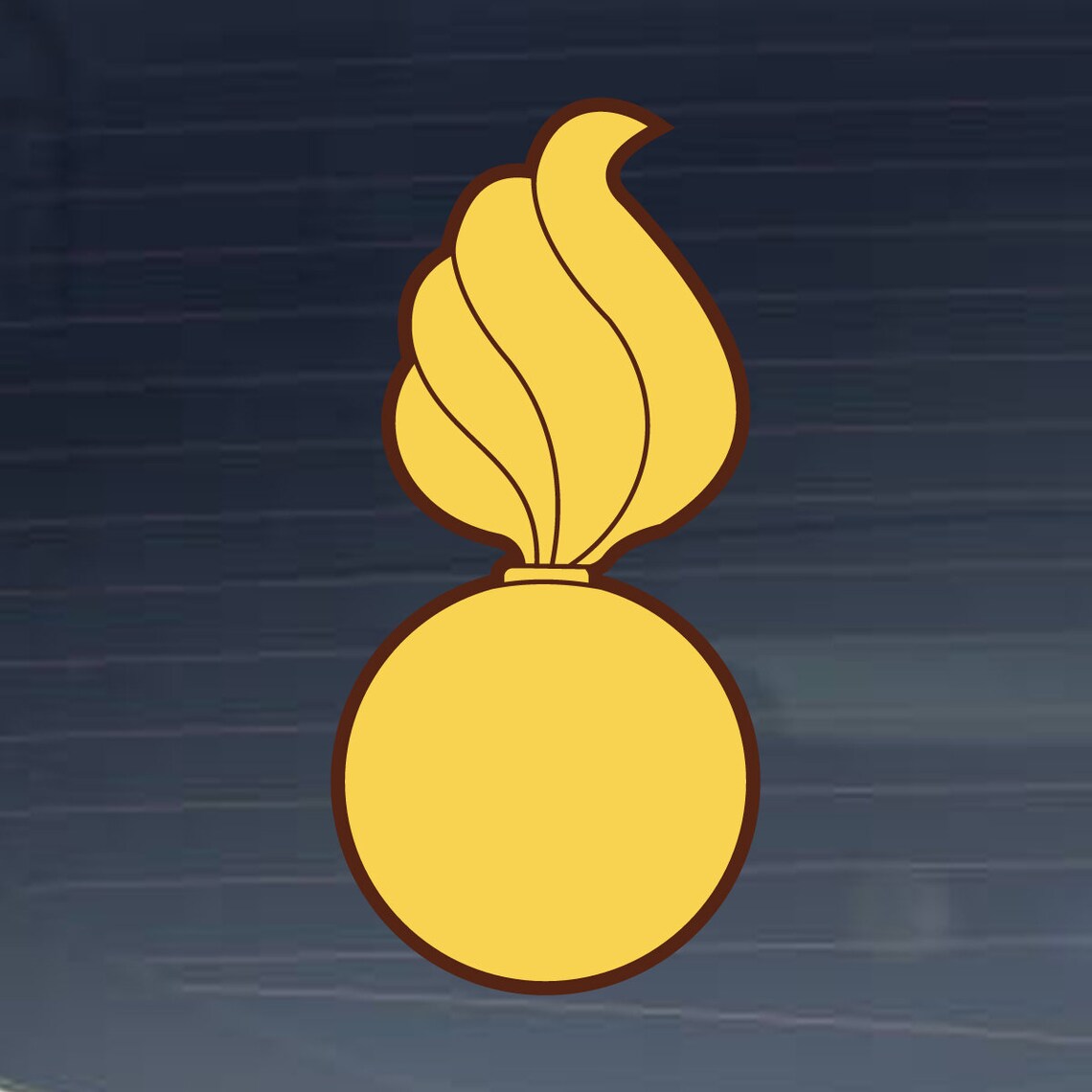 US Army Division Ordnance Corps Emblem Full Color Vinyl | Etsy