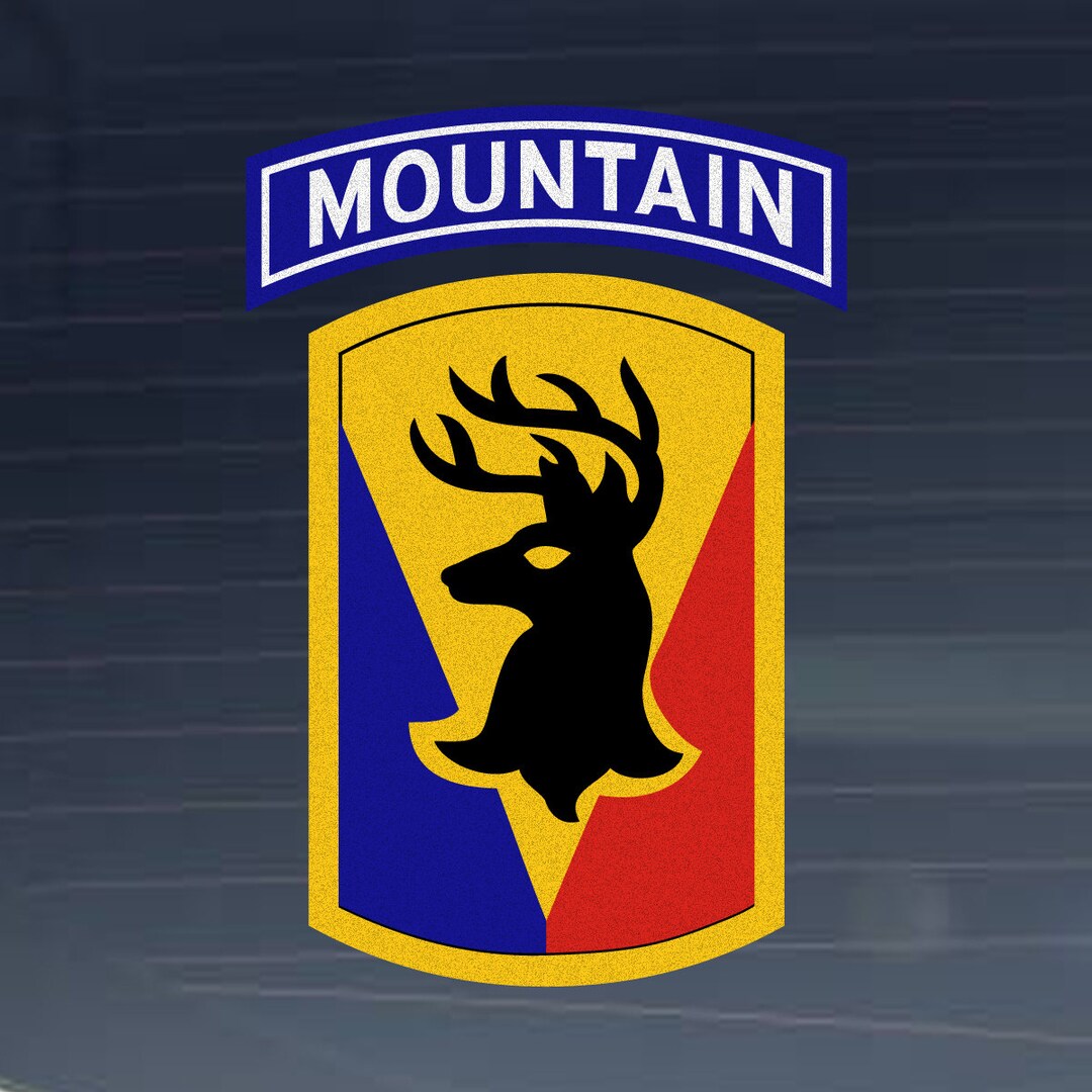US Army Division - 86th Infantry SSI Reflective Indoor Outdoor Vinyl ...