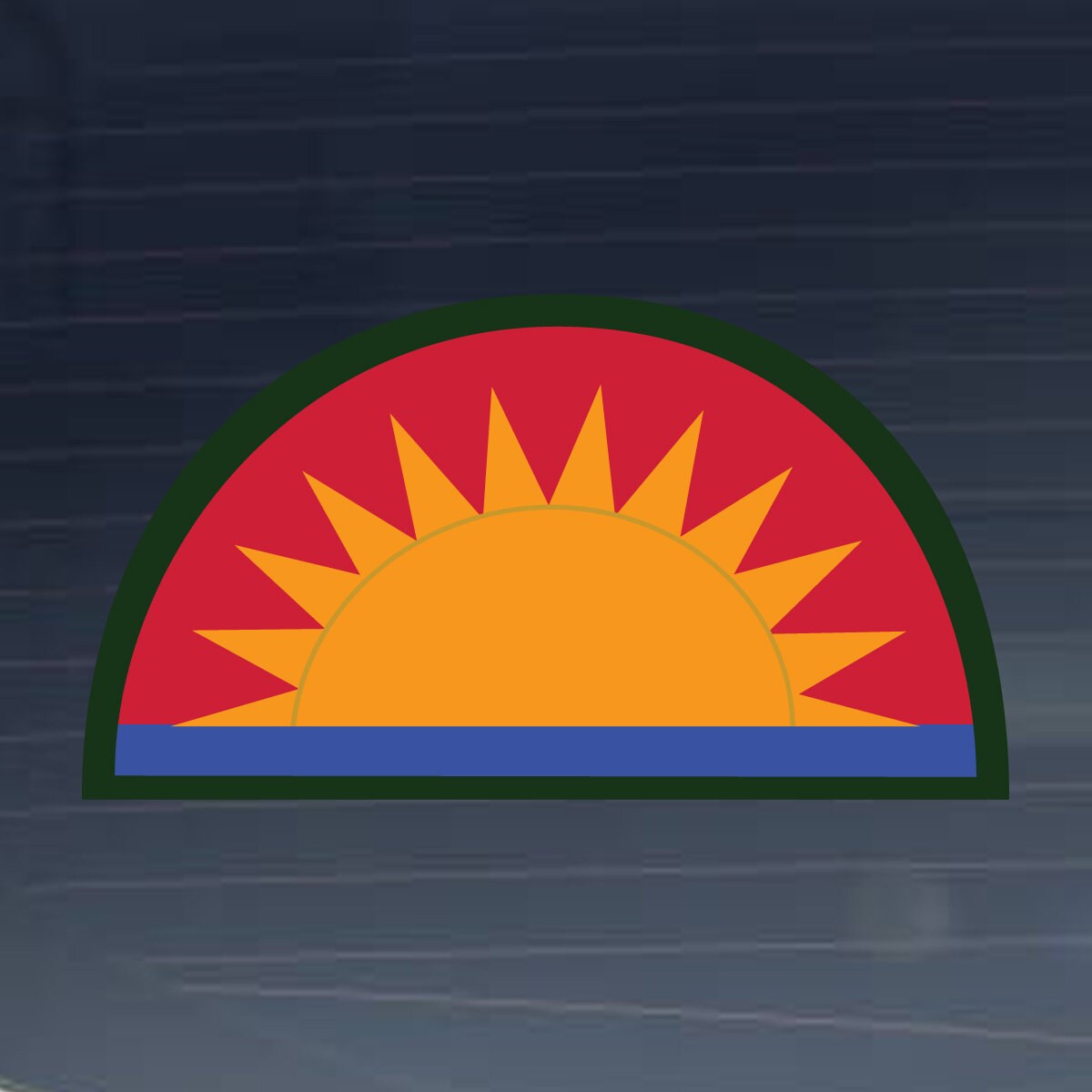 US Army Division 41st Infantry SSI Full Color Vinyl Decal | Etsy