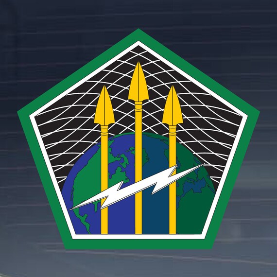 US Army Division Cyber Command Full Color Vinyl Decal Indoor | Etsy