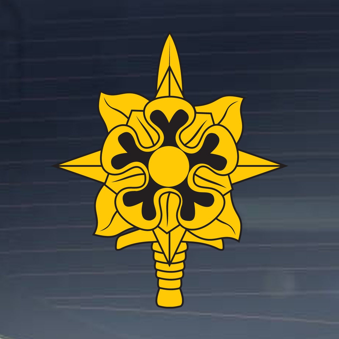 US Army Division - Military Intelligence Emblem Full Color Vinyl Decal ...