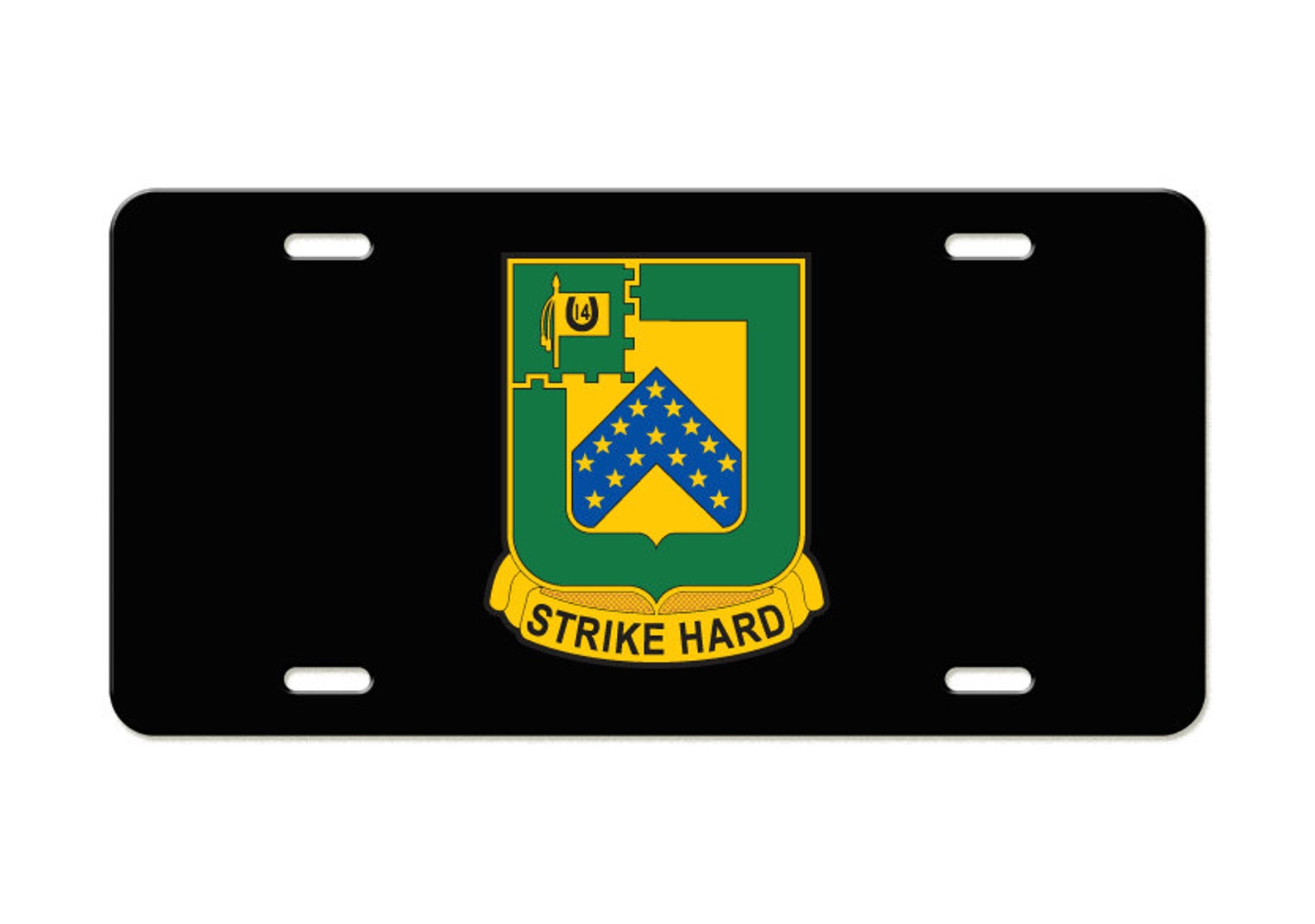 US Army Division - 16th Cavalry DUI - Aluminum License Plate - Etsy