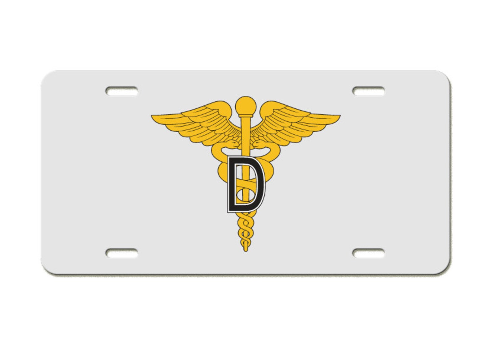 US Army Division Dental Corps Emblem Aluminum License | Etsy