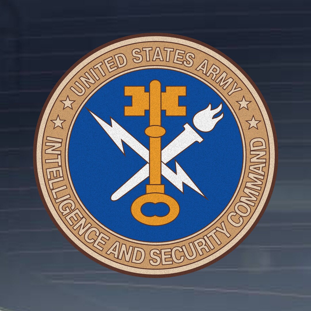 US Army Division - Army Intelligence and Security Command Emblem ...