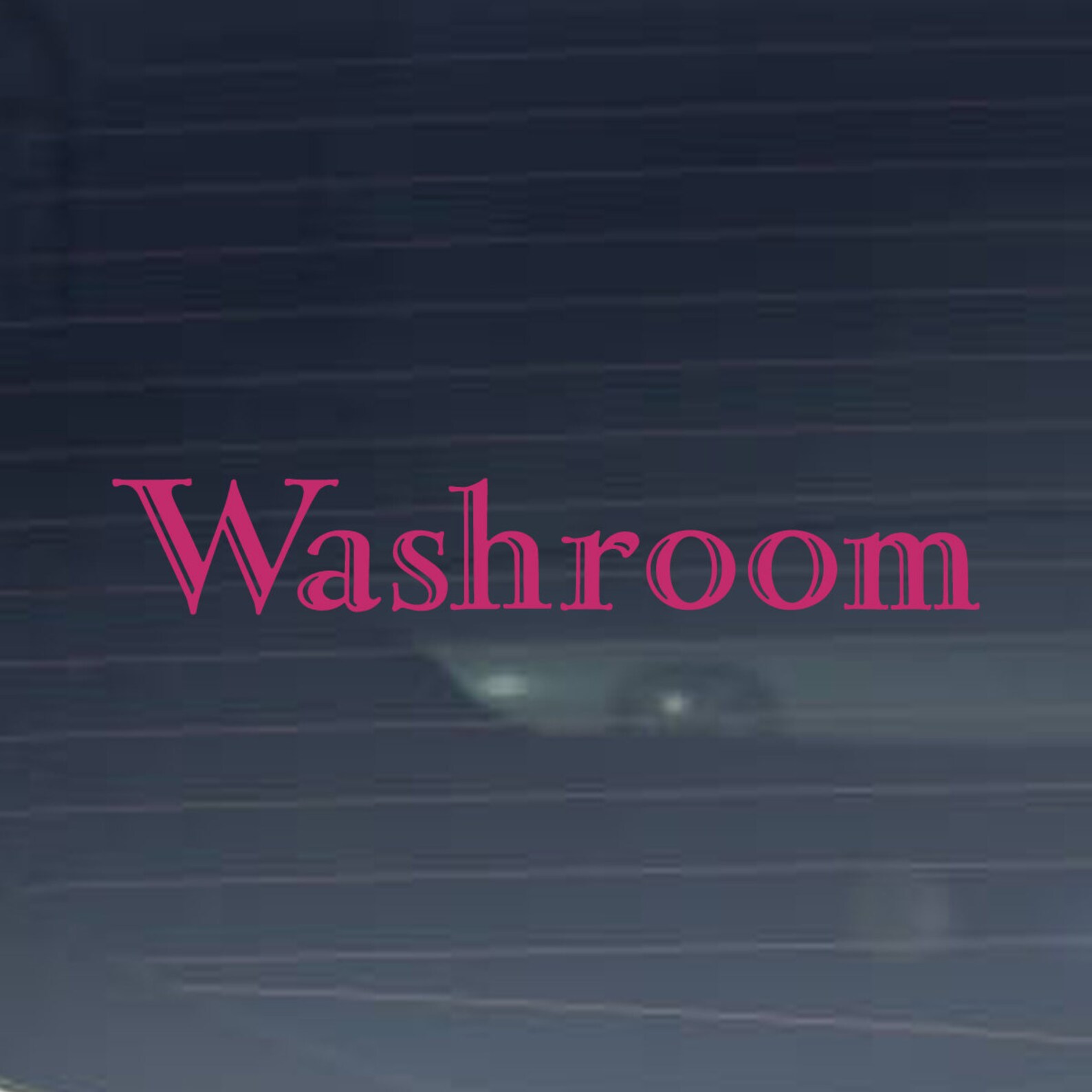 Washroom Text Formal Vinyl Decal for Cars Laptops Glass and - Etsy
