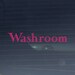 Washroom Text Formal Vinyl Decal for Cars, Laptops, Glass, and More ...