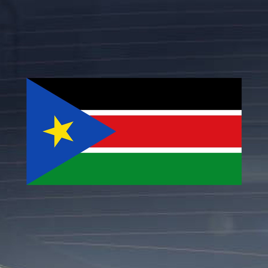 South Sundan Country National Flag Decal Full Color Vinyl - Etsy