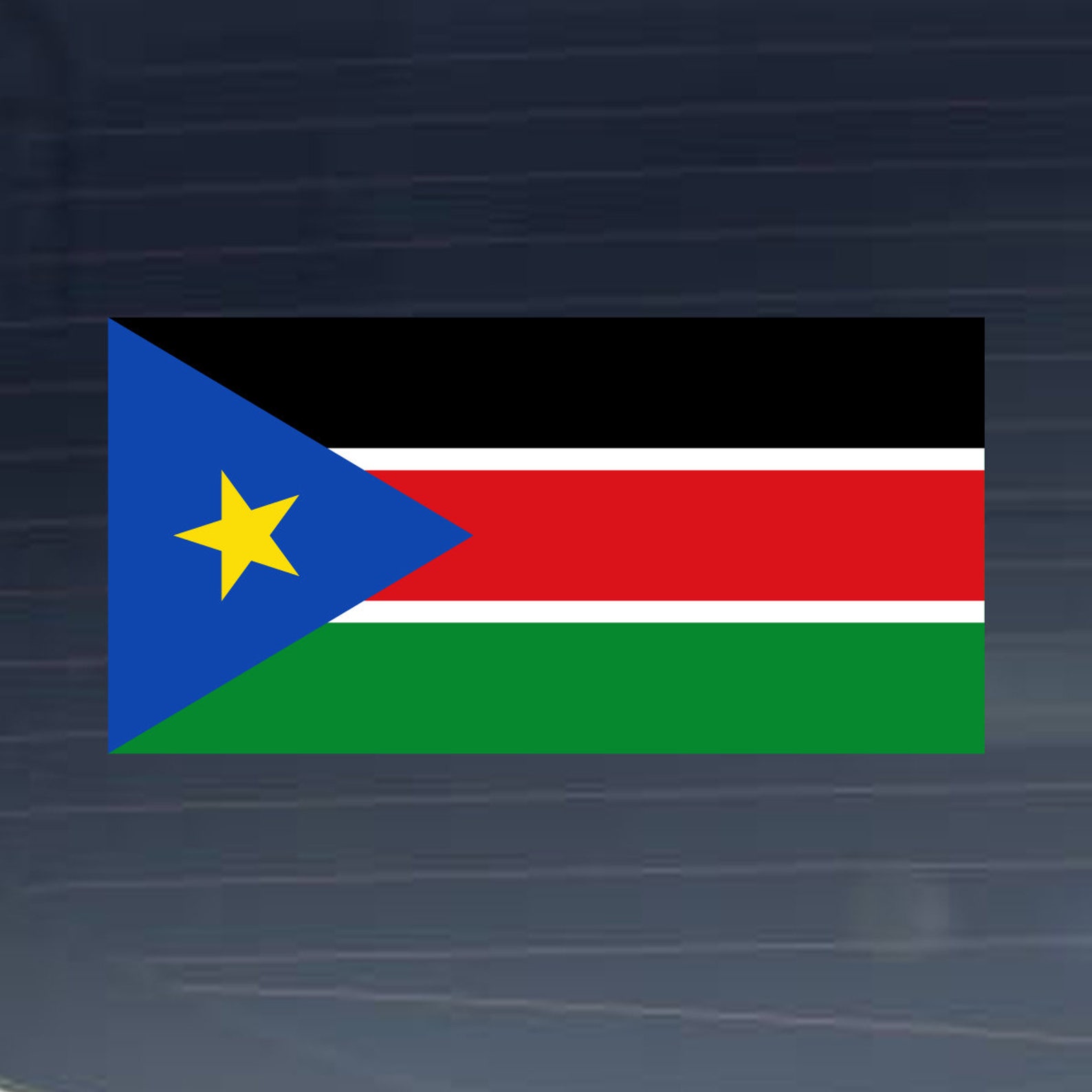 South Sundan Country National Flag Decal Full Color Vinyl - Etsy