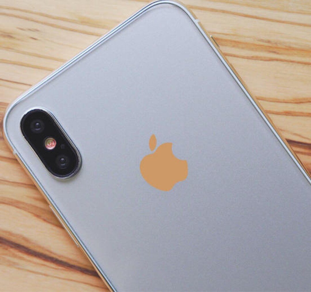 Copper Metallic Color Changer Overlay for Apple iPhone X Logo Vinyl ...