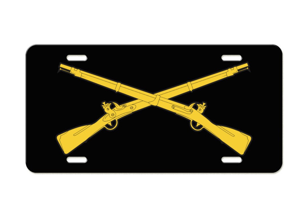 US Army Division Infantry Emblem Aluminum License Plate - Etsy