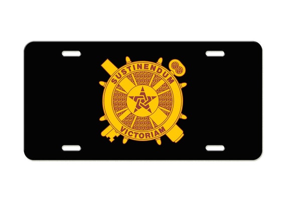 US Army Division Logistics Branch Emblem Aluminum License | Etsy