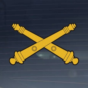 US Army Division -field Artillery Emblem Reflective Indoor Outdoor ...