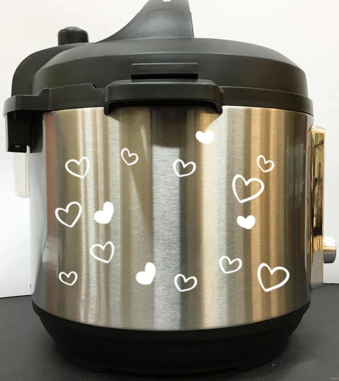 Cute Hearts Art - Vinyl Decal Sticker for Instant Pot Instapot Pressure ...