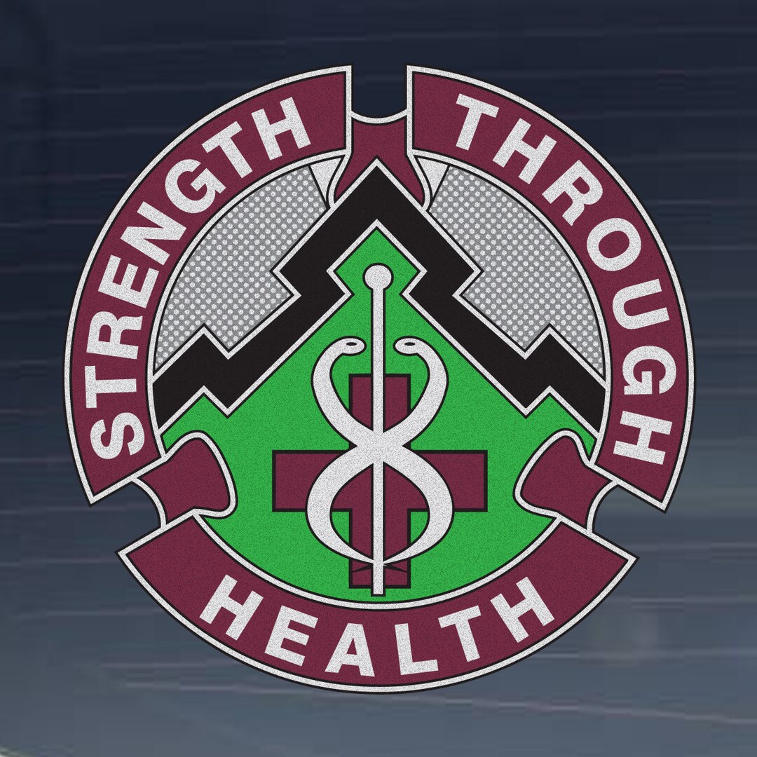 US Army Division - 8th Medical Brigade DUI Reflective Indoor Outdoor ...