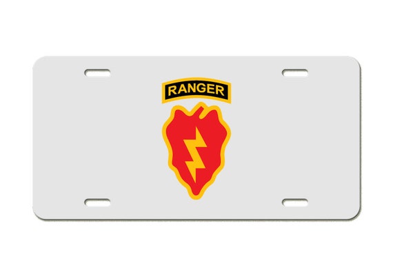 US Army Division 25th Infantry With Ranger Tab Aluminum | Etsy