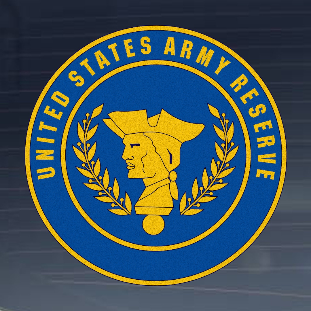 US Army Division - Army Reserve Seal Reflective Indoor Outdoor Vinyl ...