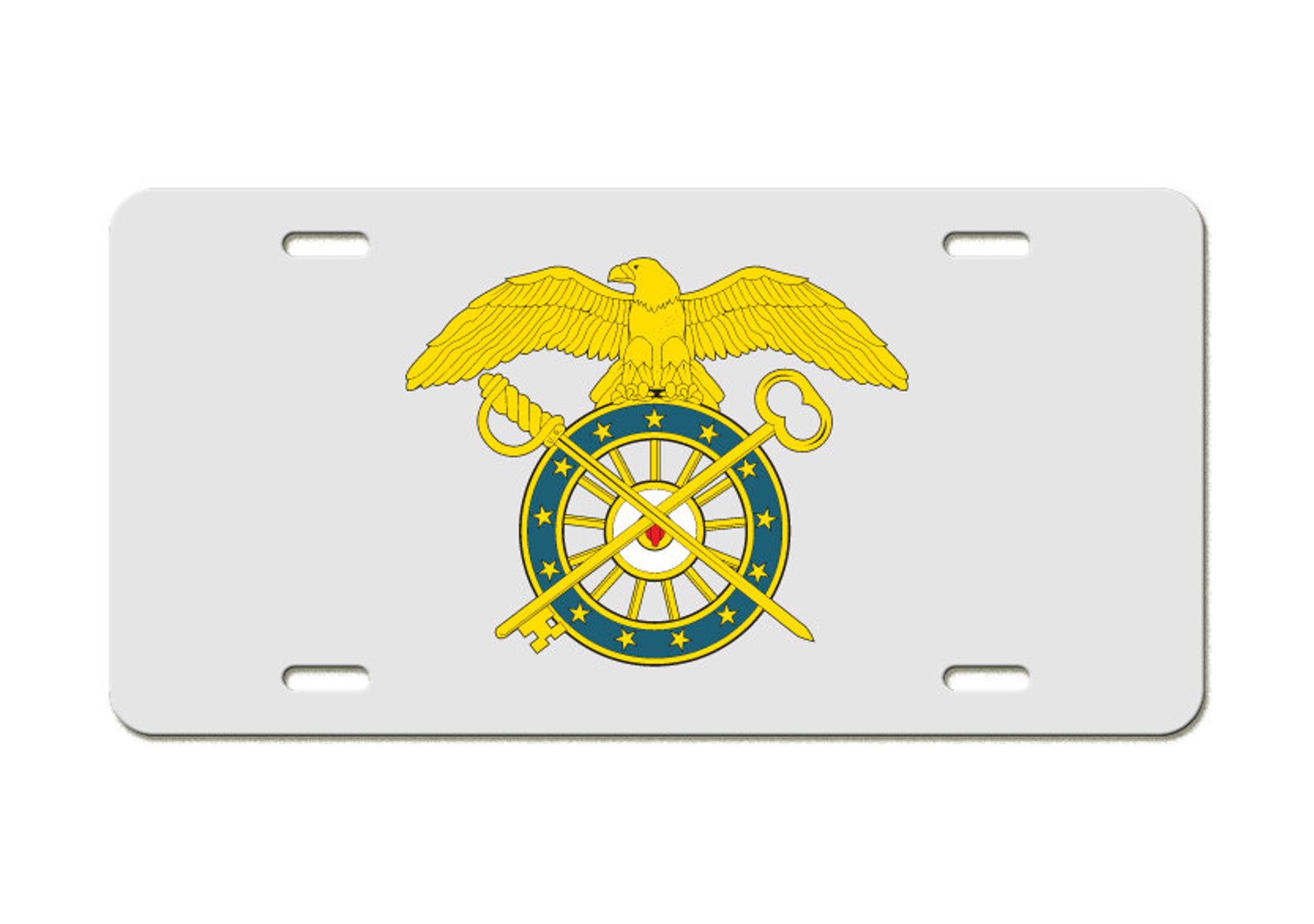 US Army Division Quartermaster Corps Emblem Aluminum | Etsy