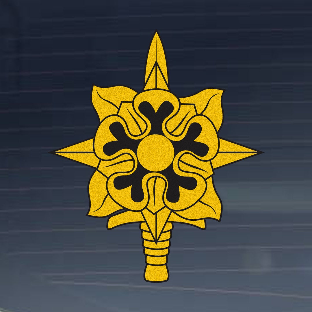 US Army Division - Military Intelligence Emblem Reflective Indoor ...