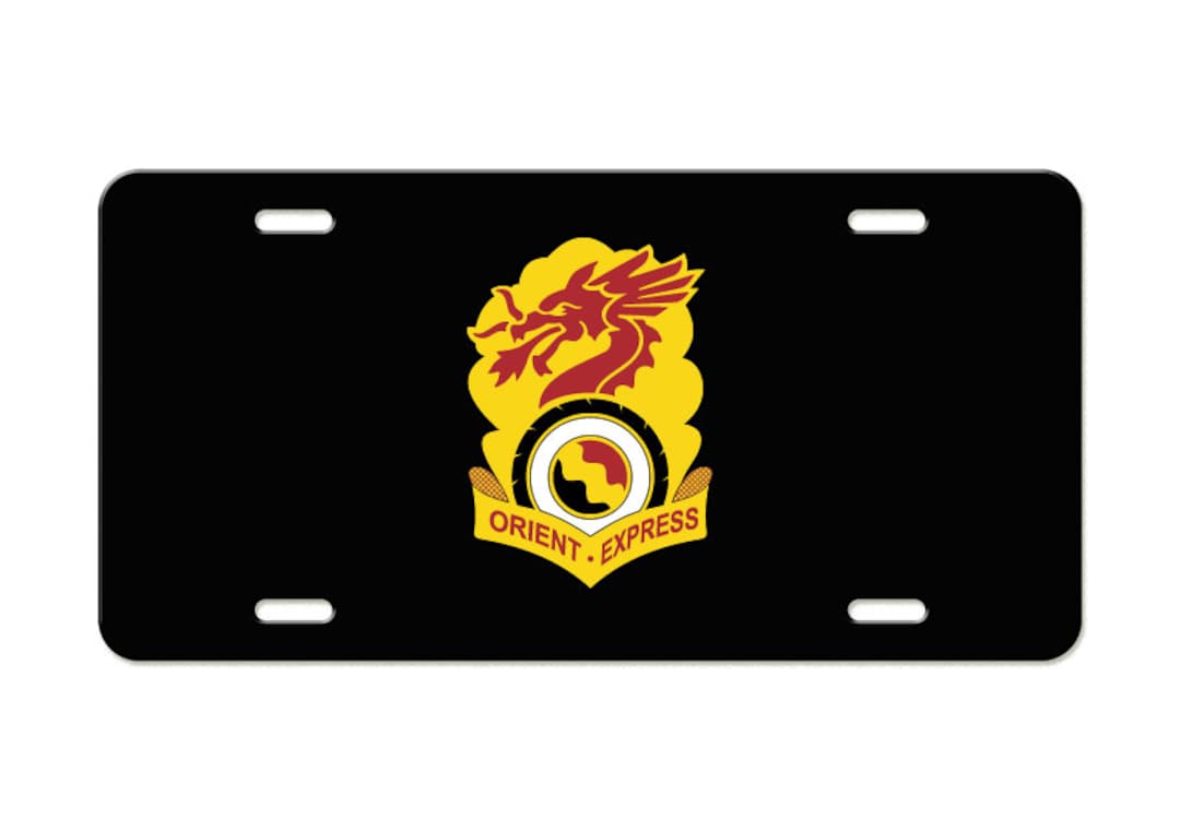 US Army Division - 7th Transportation DUI - Aluminum License Plate - Etsy