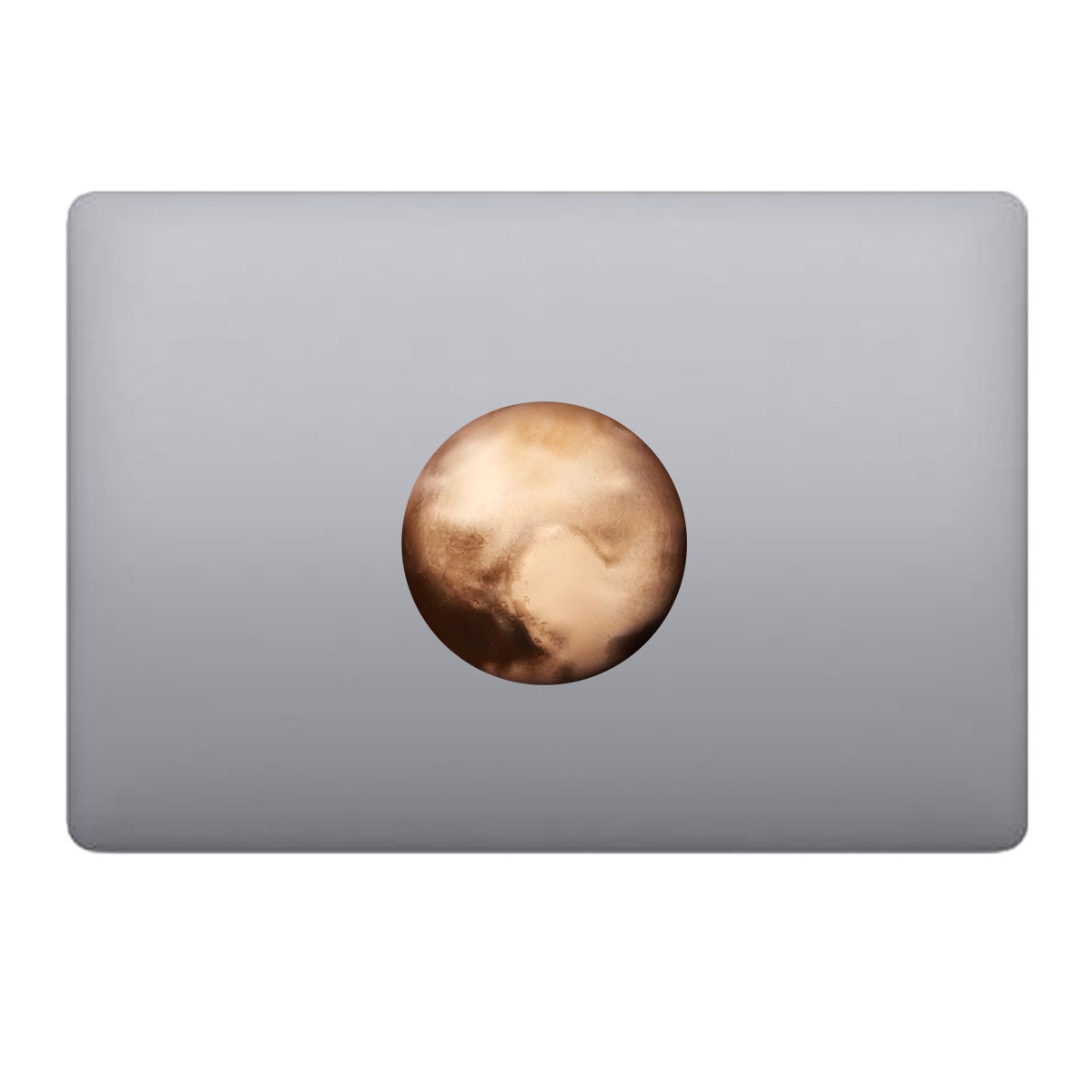 The Planet Pluto Full Color - Vinyl Decal for Car, Macbook, or Other ...