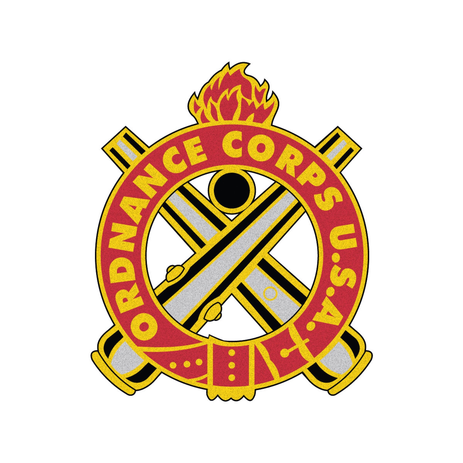 US Army Division Ordnance Corps Insignia Reflective Indoor | Etsy