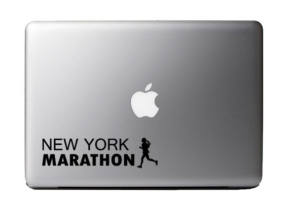 New York City Marathon Runner Girl Vinyl Decal for Cars - Etsy