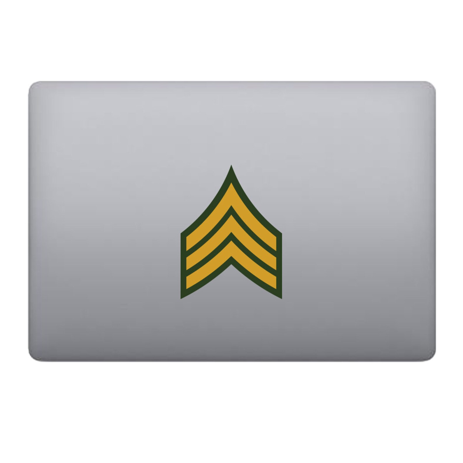 US Army Rank - Sergeant E-5 Green Full Color Vinyl Decal Indoor Outdoor ...