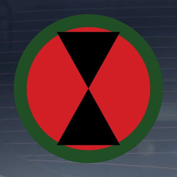 US Army Division 7th Infantry Division SSI Indoor Outdoor | Etsy