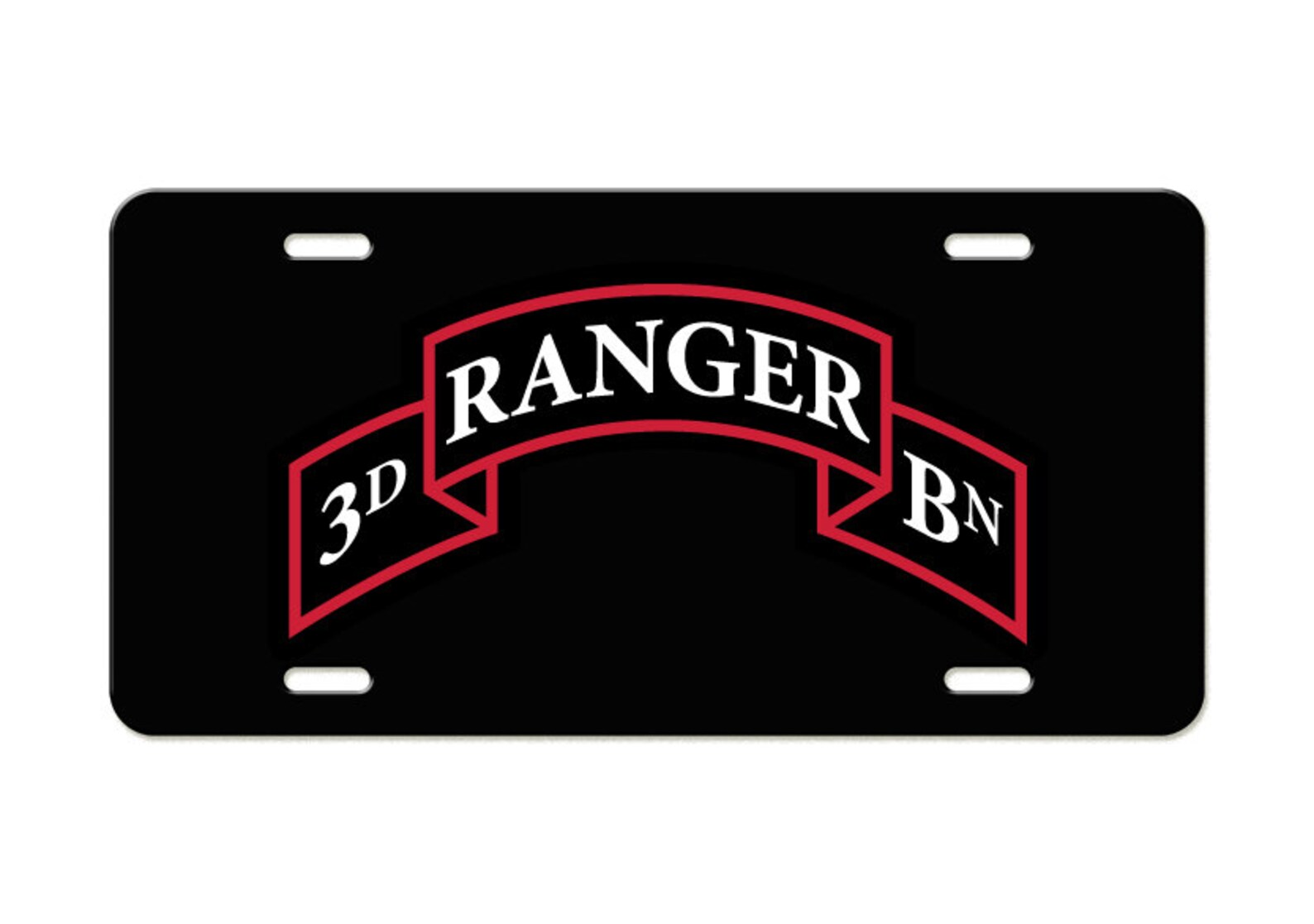 US Army 3rd Ranger Battalion Tab Aluminum License Plate - Etsy