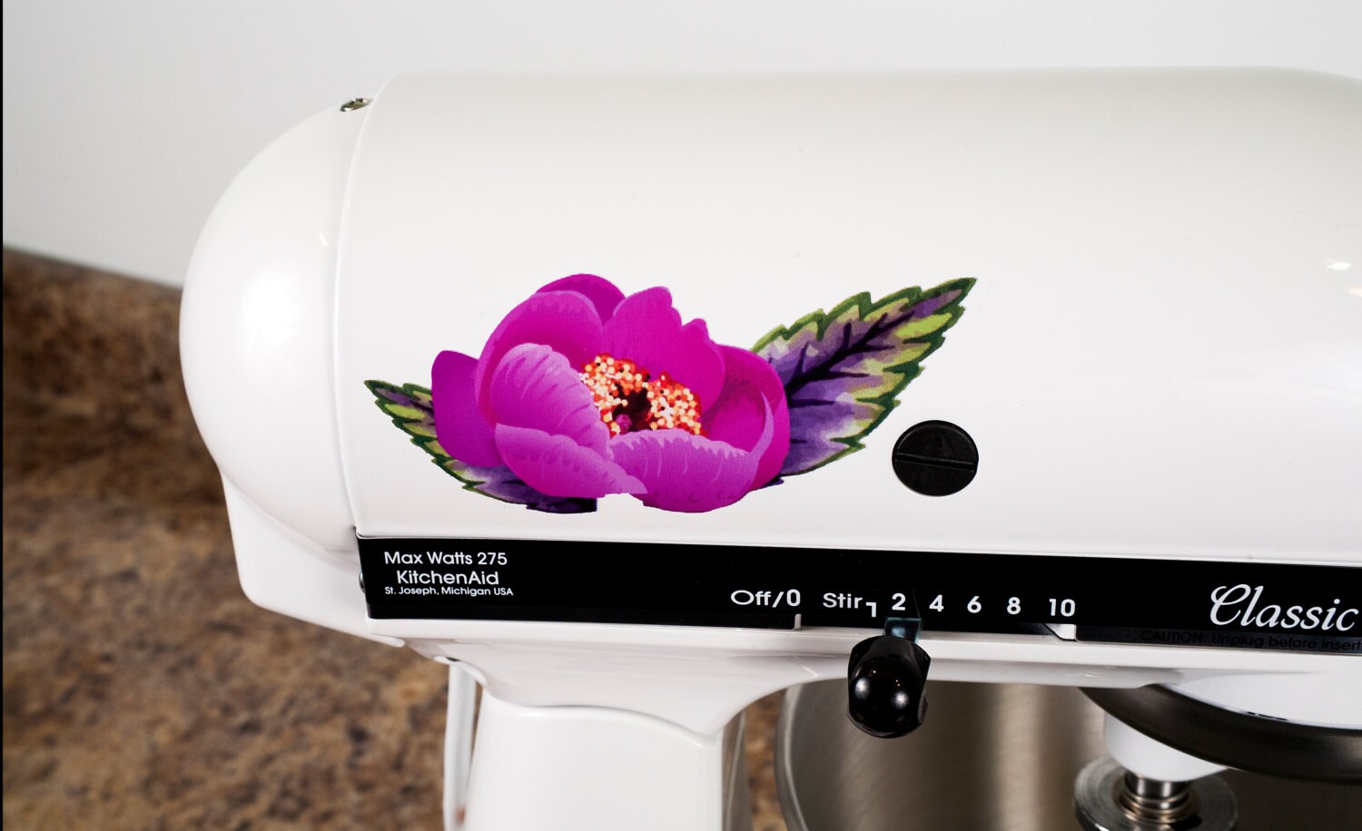 Pretty Garden Flower Kitchenaid Mixer Mixing Machine Decal Art - Etsy