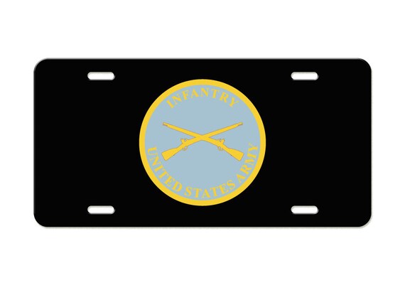 US Army Division Infantry Plaque Aluminum License Plate | Etsy