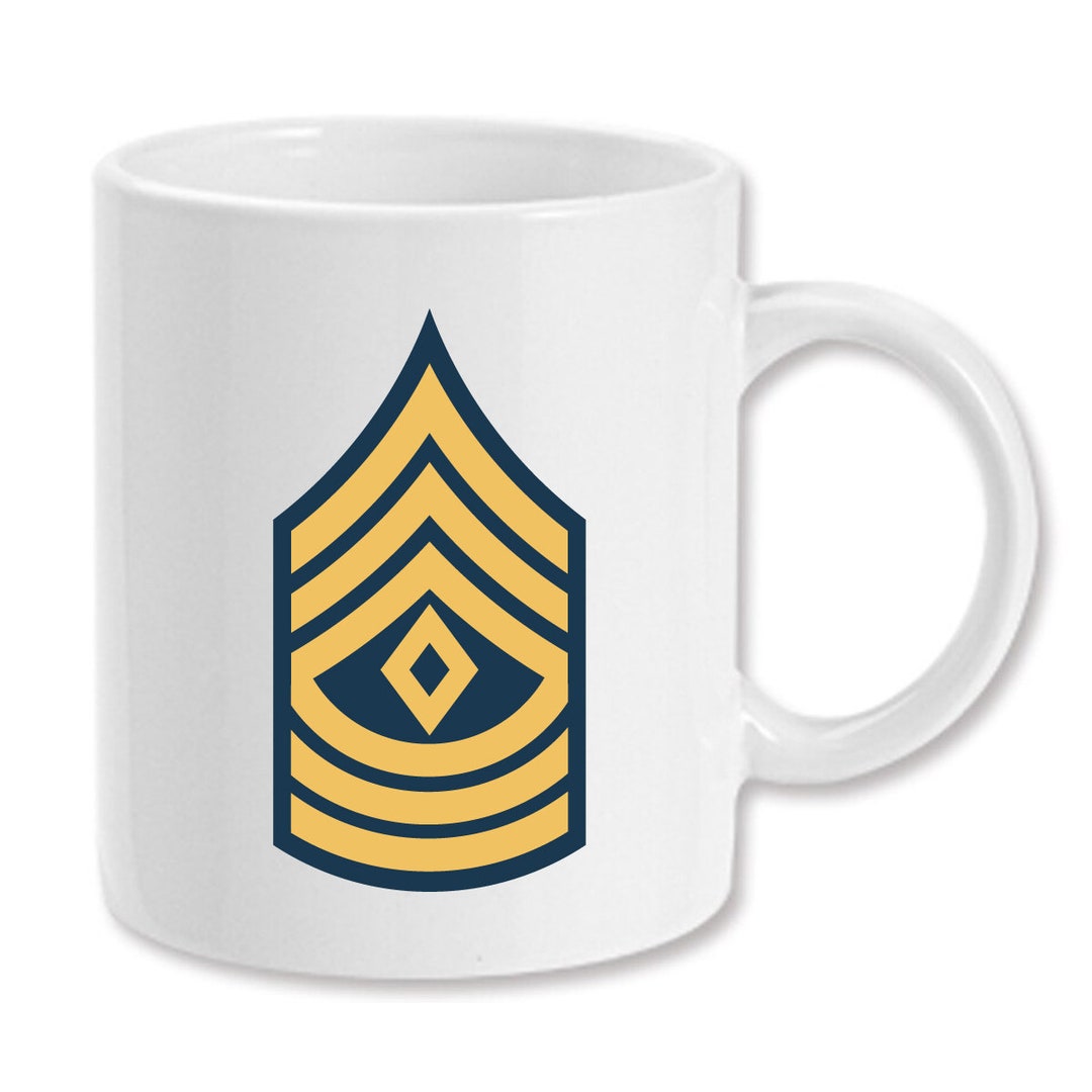 US Army Rank - First Sergeant E-8 11 Ounce Ceramic Coffee Mug Teacup - Etsy