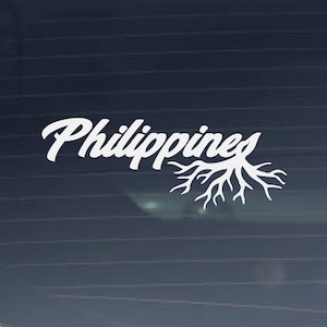 Philippines Roots Hometown Country Pride Vinyl Decal for Cars, Laptops ...
