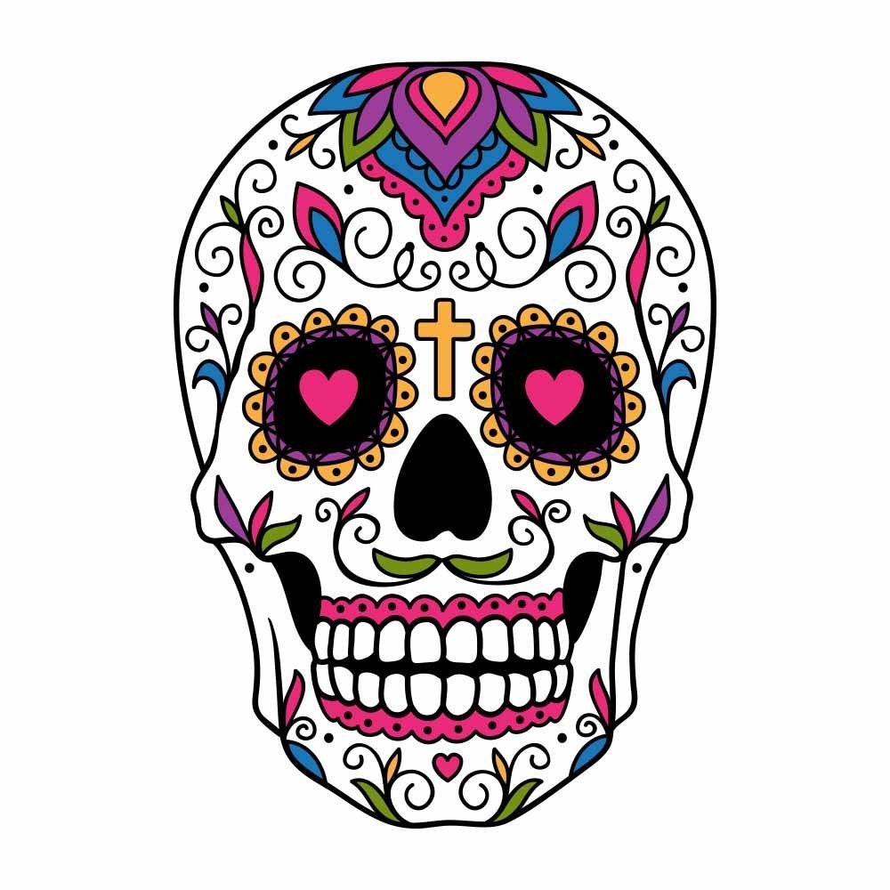 Dia De Los Muertos Sugar Skull Drawings