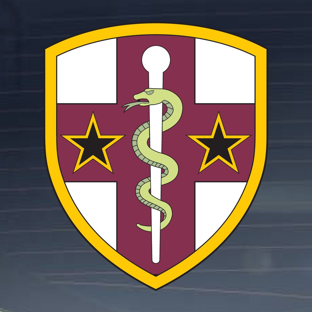 US Army Division - Reserve Medical Command Full Color Vinyl Decal ...
